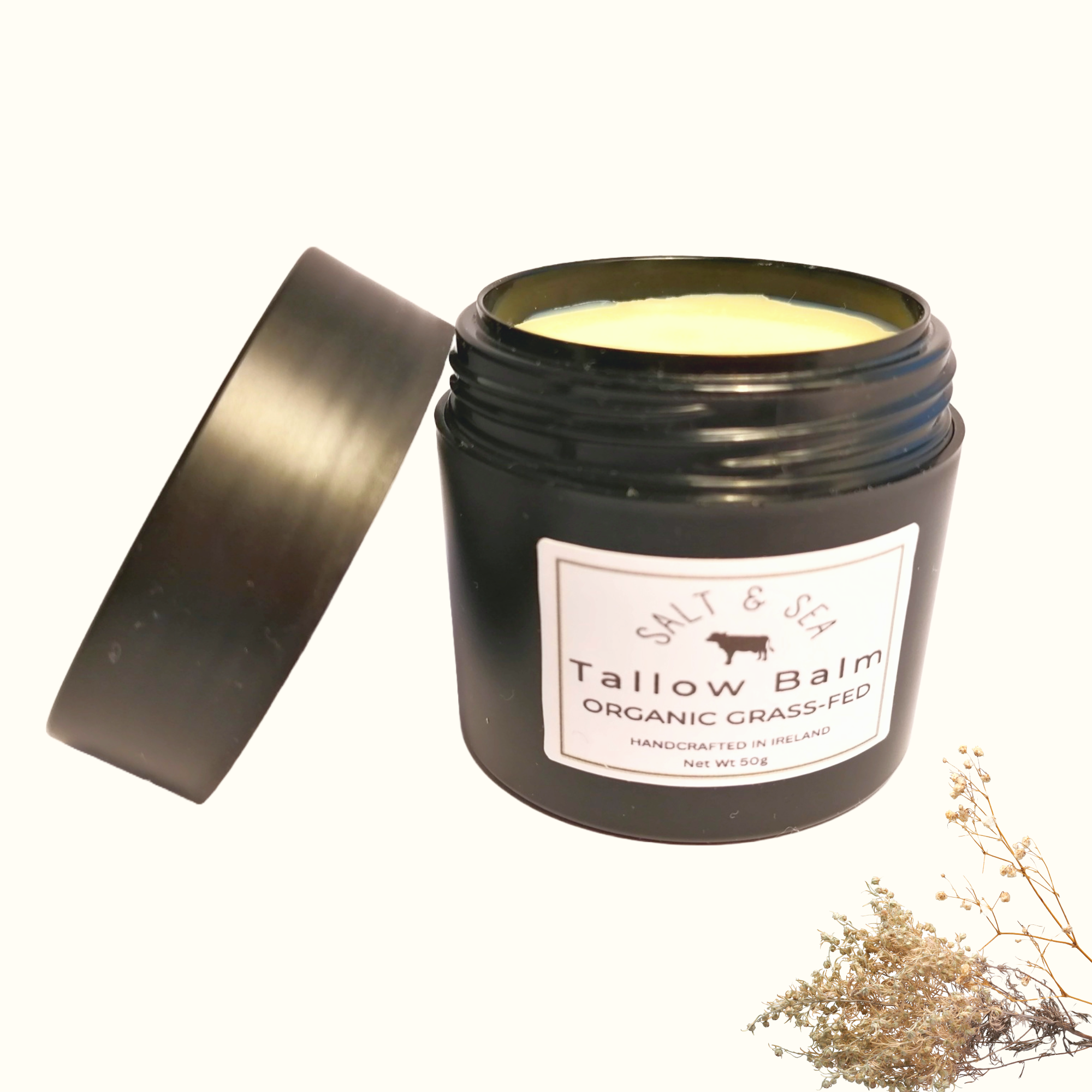 Tallow Balm with chamomile-infused olive oil - Salt & Sea