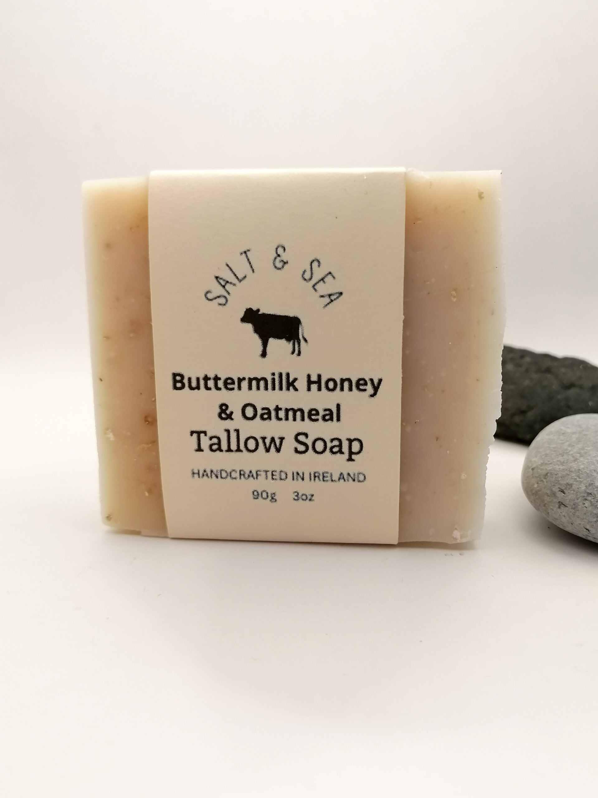 BUTTERMILK, HONEY & OATMEAL TALLOW SOAP - Salt & Sea
