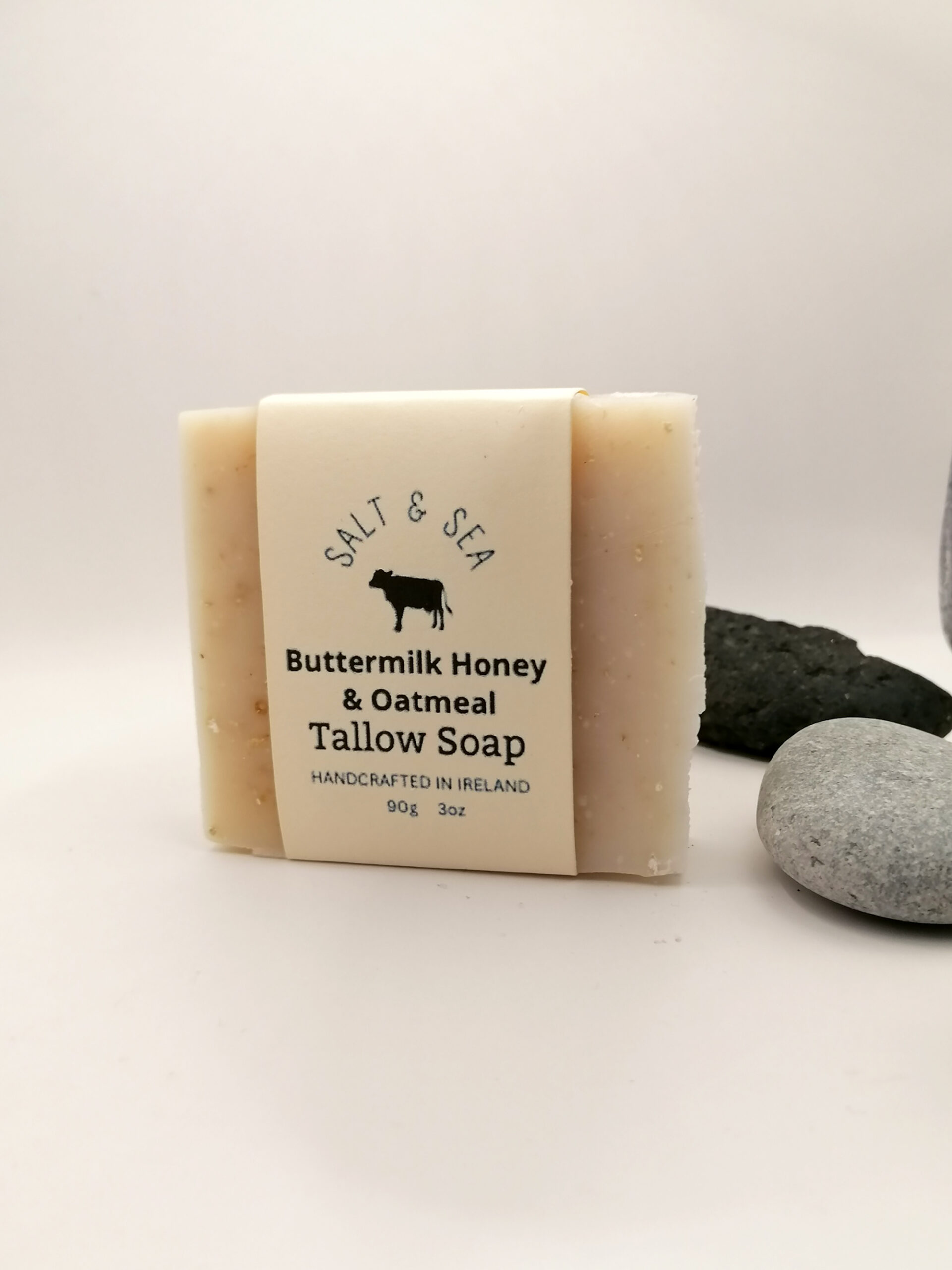 BUTTERMILK, HONEY & OATMEAL TALLOW SOAP - Salt & Sea